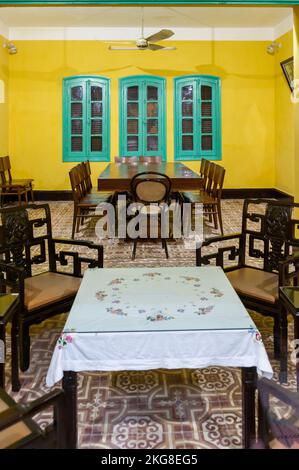 Ho Chi Minh's 1950's Politburo Meeting Room at the Presidential Palace ...