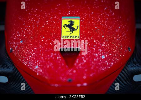 Scuderia Ferrari F1-75, mechanical detail of the rear suspensions ...