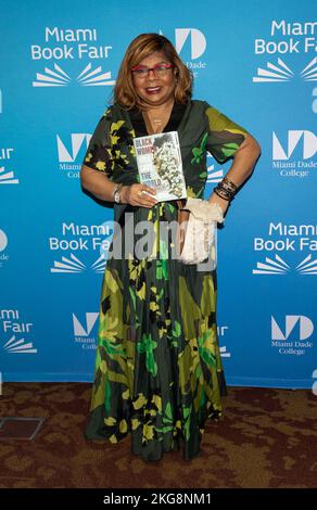 MIAMI, FL-NOV 20: April Ryan is seen during the Miami Book Fair on ...