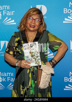 MIAMI, FL-NOV 20: April Ryan is seen during the Miami Book Fair on ...