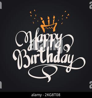 Cake, birthday Color with Background vector icon which can easily ...