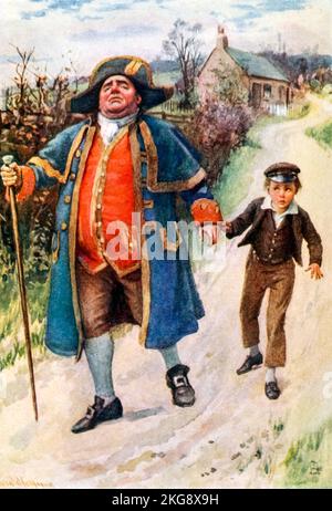 Oliver Twist and Mr. Bumble from the book Dickens' dream children by ...