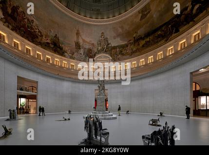 Main space from ground level. Bourse de Commerce, Paris, France ...