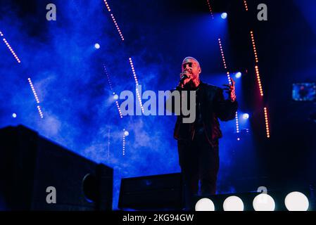 Luche on stage during Luche - DVLA Tour, Italian singer Music Concert ...