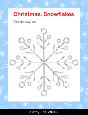 Simple coloring page. New Year Tree to be colored, the coloring book ...