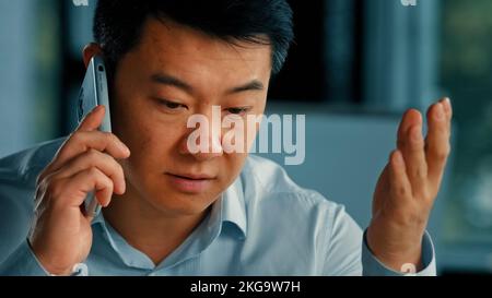 Korean Man Angry