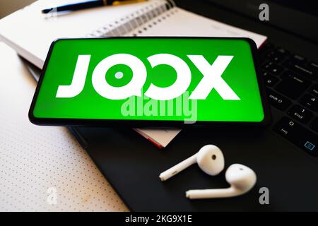 Brazil. 22nd Nov, 2022. In this photo illustration, the QZone logo is ...