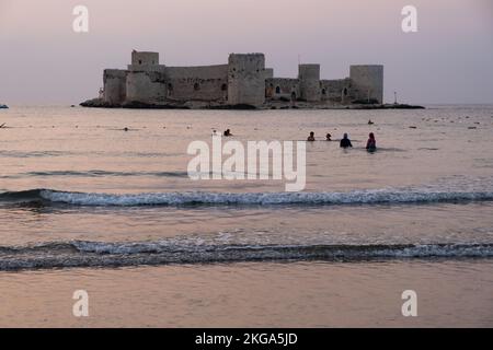 Mersin, Turkey - August 24, 2021: Kizkalesi or Maiden Castle near ...
