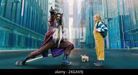 SLUMBERLAND, from left: Pig, Marlow Barkley as Nemo, Jason Momoa as ...