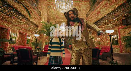 SLUMBERLAND, from left: Marlow Barkley as Nemo, Jason Momoa as Flip ...