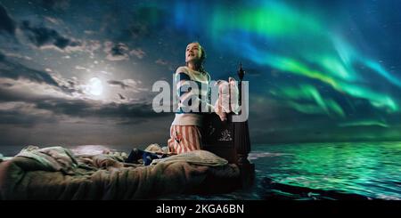 SLUMBERLAND, from left: Marlow Barkley as Nemo, Jason Momoa as Flip ...