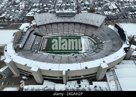 A general overall aerial view of the Camp Randall Stadium at the ...