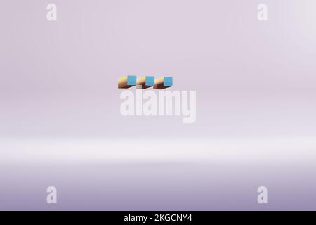 Beautiful illustration blue Pixel Cursor symbol icons on a bright pink ...