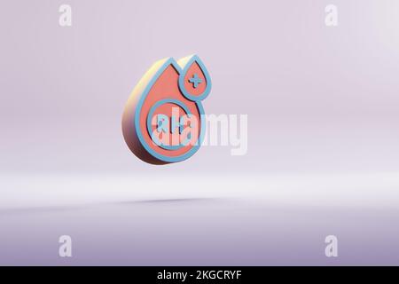 Beautiful illustration blue donation symbol icons on a bright pink ...