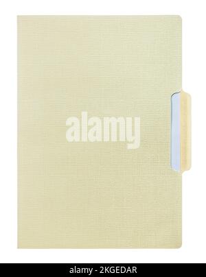 Manila folder paper isolated on white Stock Photo - Alamy
