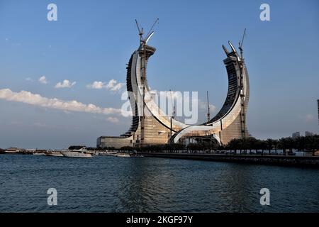 Qatar doha lusail moon looklike building Stock Photo - Alamy