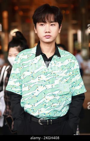 Chinese pop singer and songwriter Silence Wang attends the 2023 Weibo ...