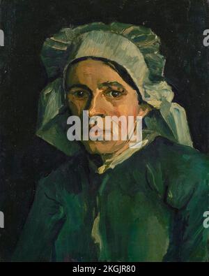 Vincent van Gogh, Head of a Woman (Gordina de Groot), portrait painting ...