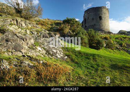 Dolbadarn Castle, Llanberis, Yr Eryri, North West Wales, United Kingdom ...