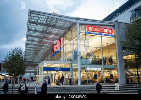 London- November 2022: Tesco Superstore on West Cromwell Road south ...