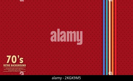 Simple abstract retro futuristic design in 1970's 1980's 1960's style ...