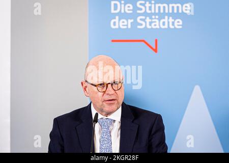 Hanover, Germany. 23rd Nov, 2022. Markus Lewe, President of the German ...