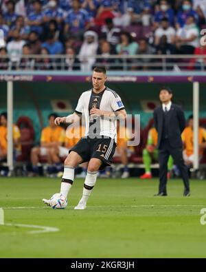 Niklas Suele during the FIFA World Cup, Qatar. , . in Al Khor, Qatar ...