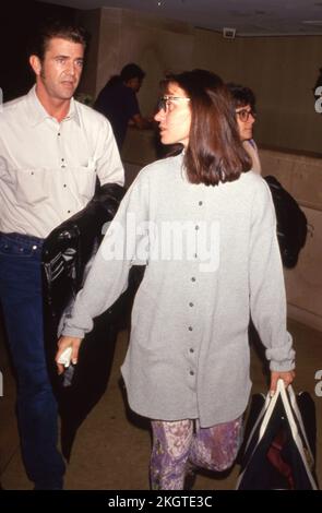 Mel Gibson and wife Robyn Gibson Circa 1990's Credit: Ralph Dominguez ...
