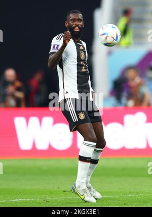 Al Rajjan, Qatar. 23rd Nov, 2022. Soccer: World Cup, Germany - Japan ...