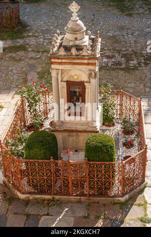 A monument of 26 Zographou Bulgarian Holy Mount Athos Martyrs – burned ...
