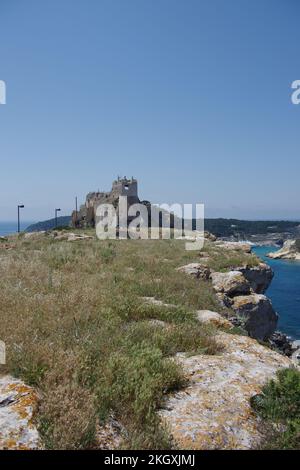 Castle of the Badiali, Tremiti Islands, Apulia, Adriatic Sea, Italy ...