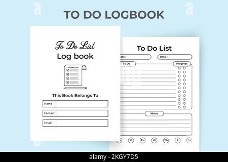 To-do list KDP interior. Time management journal. KDP interior work ...