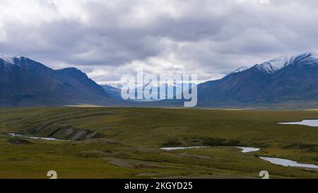 The Endicott Mountains and John River at the Gates of the Arctic ...