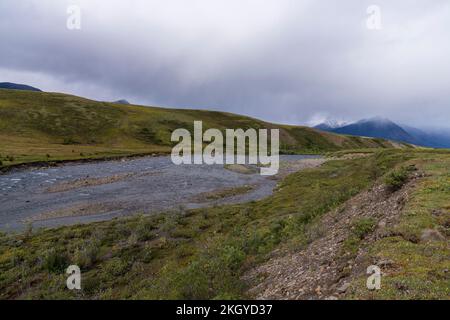 The Endicott Mountains and John River at the Gates of the Arctic ...