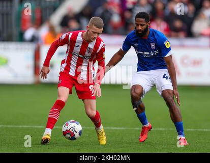 Exeter City’s Jay Stansfield in action during the Sky Bet League One ...
