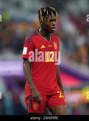 Nico Williams of Spain during the FIFA World Cup 2026, Group H football ...