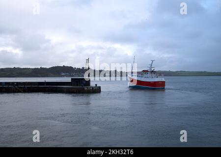 Padstow Cornwall UK 11 22 2022 The Brand new Fishing Boat Millie C ...