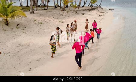 Kankis dance, traditional folklore from the Guna Indigenous People ...