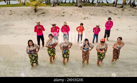 Kankis dance, traditional folklore from the Guna Indigenous People ...