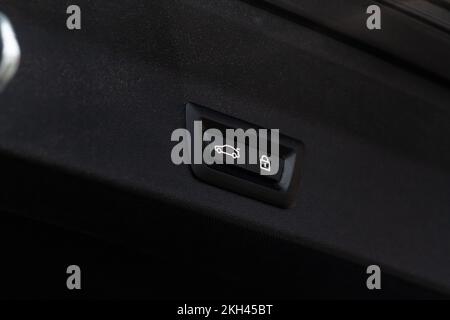 Car trunk open button. Electric trunk switch controller. Car trunk ...