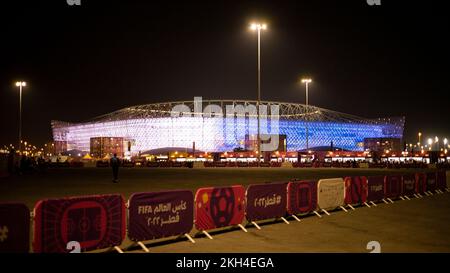A general view of the FIFA World Cup game between Panama and Croatia at ...