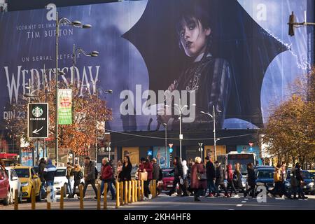 JENNA ORTEGA in WEDNESDAY (2022), directed by TIM BURTON. Credit: Metro ...