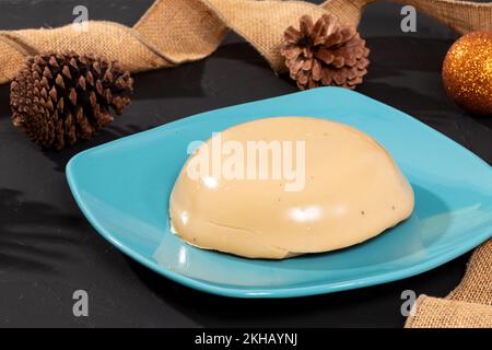 Colombian Dessert Custard Traditionally Served At Christmas Stock Photo ...