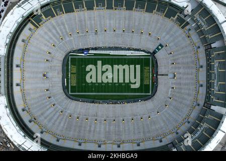 A general overall aerial view of the football fields at the Wasserman ...