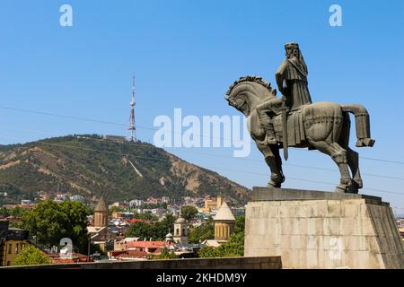 Beautiful panoramic view of Tbilisi in Georgia Stock Photo - Alamy