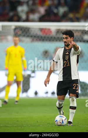 Al Rayyan, Qatar. 23rd Nov, 2022. Yannick Carrasco of Belgium during ...