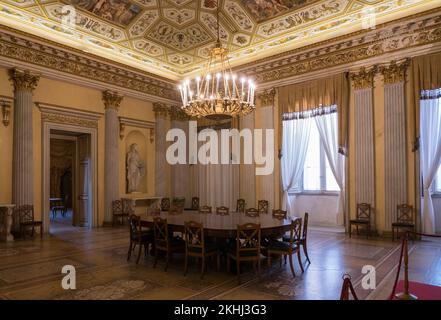 Racconigi, Italy (20th November 2022) - The beautiful royal castle of ...