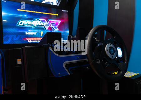 Game driving simulators. Cars for driving cars in arcade games in the ...