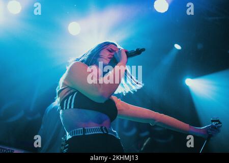 Copenhagen, Denmark. 23rd Nov, 2022. The Norwegian singer Hedda Mae ...