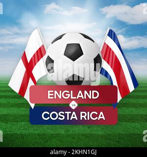 England vs Costa Rica national teams soccer football match competition ...